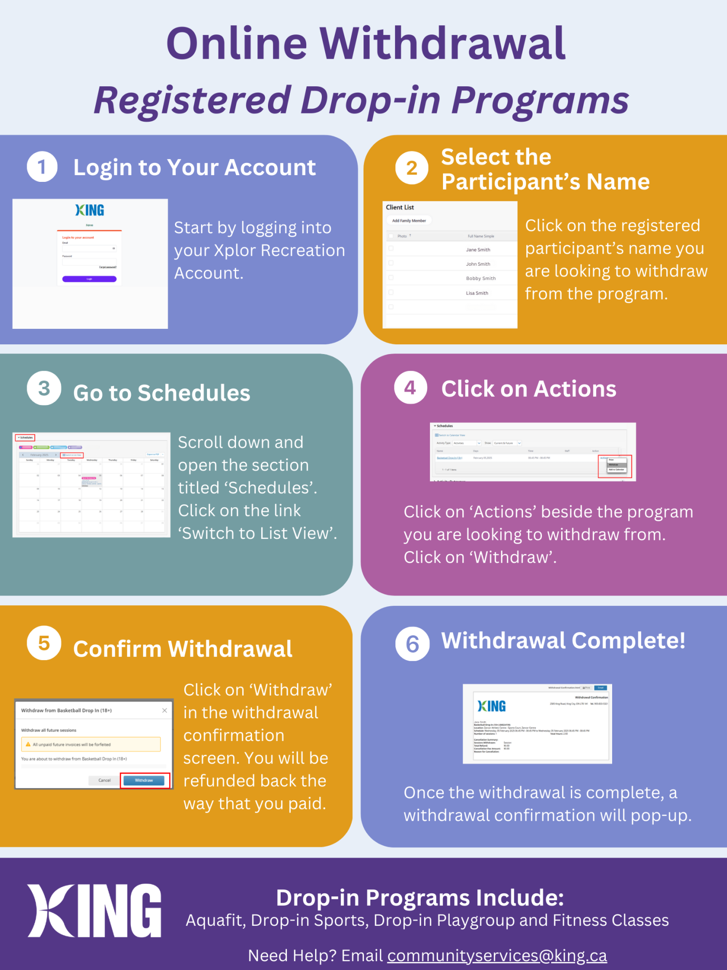 RecPass | Township Of King
